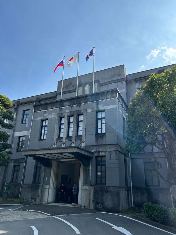 Vice Rector Dmitry Tayursky from Kazan Federal University (Russia) and Professor Oleg Gusev from ...